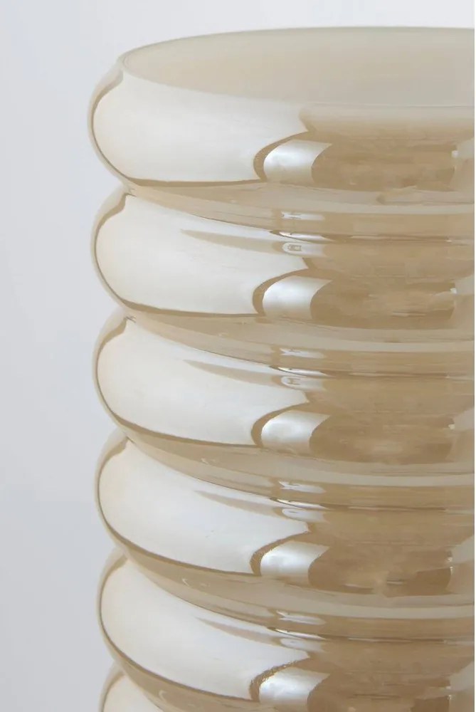 Krémová skleněná stolní lampa (výška 16 cm) Apelqvist – Jotex