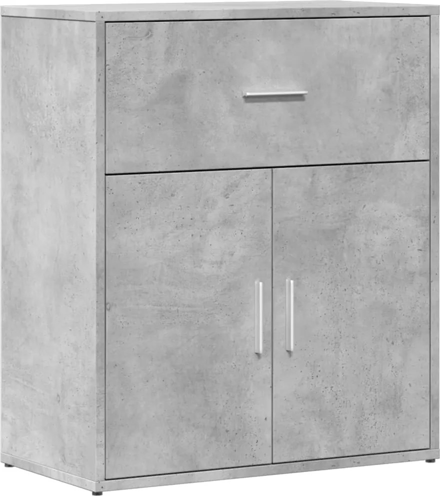 Příborníky 2 ks betonově šedé 60 x 31 x 70 cm kompozitní dřevo 3276549