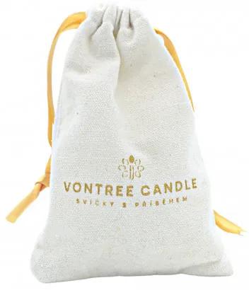 Sójová zdobená čajová svíčka VONTREE CANDLE | Radost z přírody Varianta: Látkový pytlíček 6 ks svíček