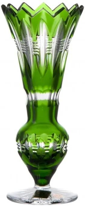Váza  Brilant, barva zelená, výška 180 mm