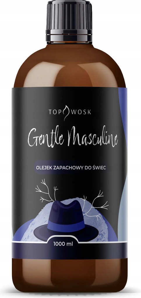 Vonný olej na svíčky Gentle Masculine 1000 ml, vůně do parafínového vosku