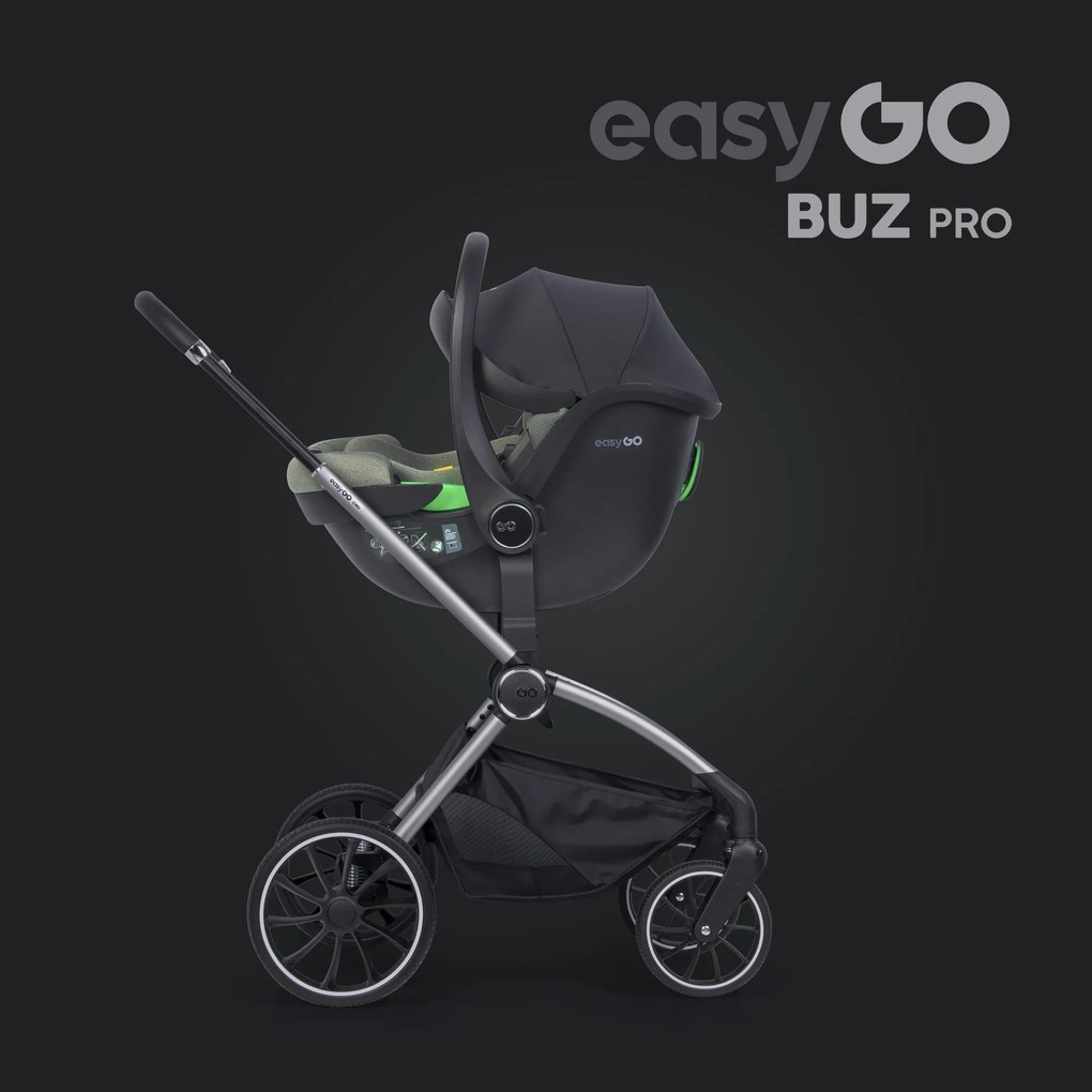 Sada autosedaček 2v1 EasyGo Buz Pro a Buz Pro Body Greener