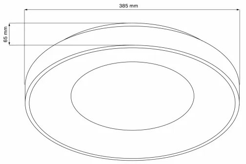 LED Stmívatelné stropní svítidlo WITOLD LED/48W/230V 3000-6000K + DO