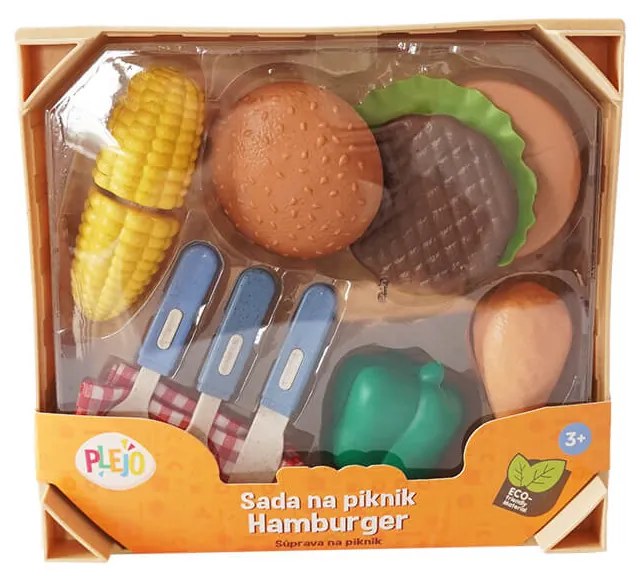 PLEJO Pikniková sada - hamburger