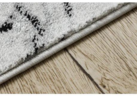 koberec EMERALD výhradní 0085 glamour, stylový mramor, geometrický bí velikost 120x170 cm | krásné koberce cz