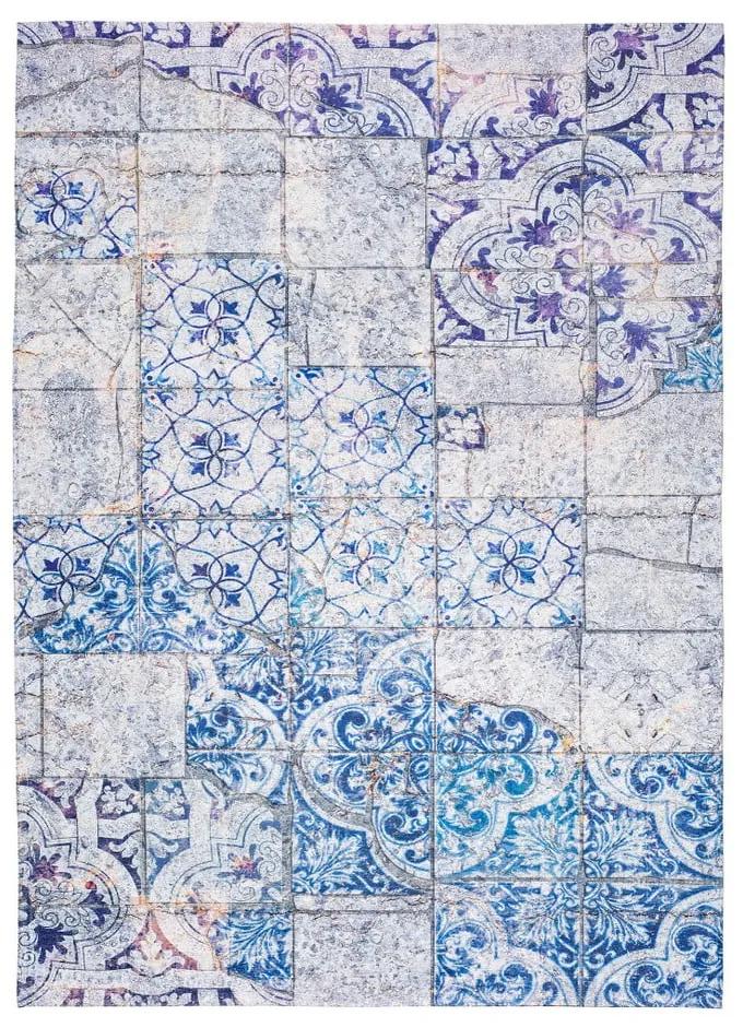 Šedomodrý koberec Universal Alice, 60 x 110 cm