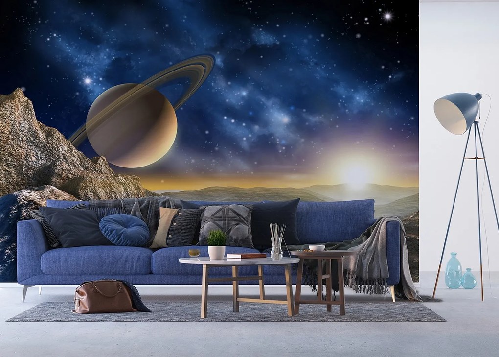 Fototapeta na míru Velkolepý Saturn | Vliesová fototapeta na zed' | DFTNXXL1126