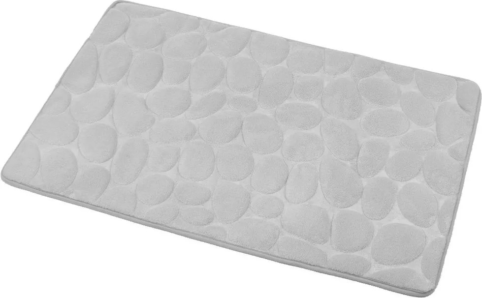 Koupelnová předložka, 50x80 cm, 100% mikrovlákno, protiskluz, šedá (KA1141) Aqualine