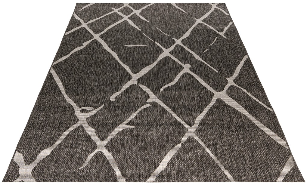 Obsession, Kusový koberec My Tallinn 540 Grey – na ven i na doma, 200x290, šedá, chodba / předsíň