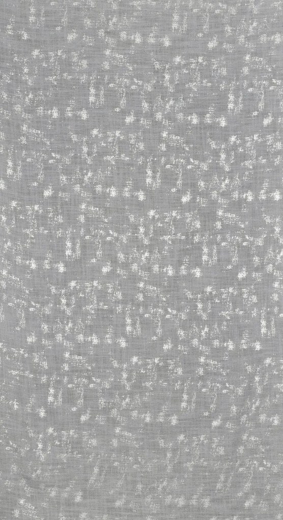 ZÁVĚS NA KROUŽCÍCH SOLANA 140X250 CM STŘÍBRNÁ