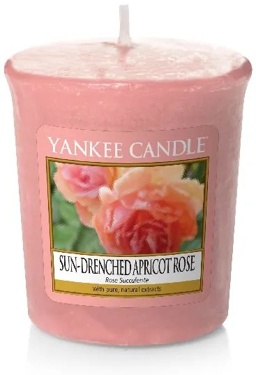 Yankee Candle - votivní svíčka Sun-Drenched Apricot Rose 49g