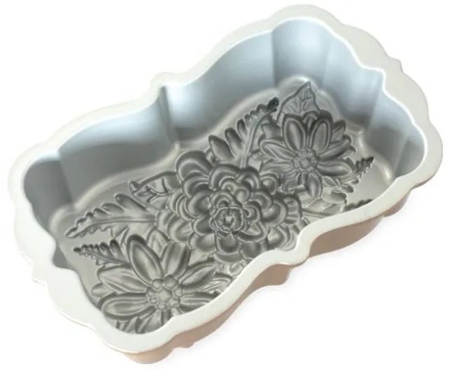 Nordic Ware forma na biskupský chlebíček Luční květy, 6 cup karamelová, 93148