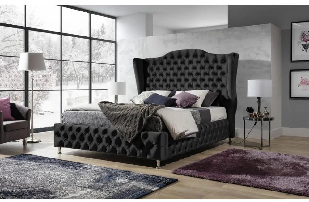 Luxusní čalouněná postel VENICE 200x200 cm Vena 1