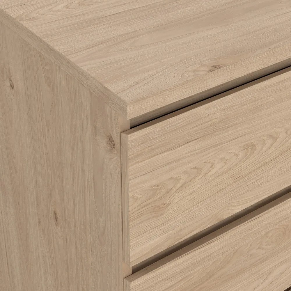 Komoda v dekoru dubu v přírodní barvě 77x121x50 cm Naia – Tvilum