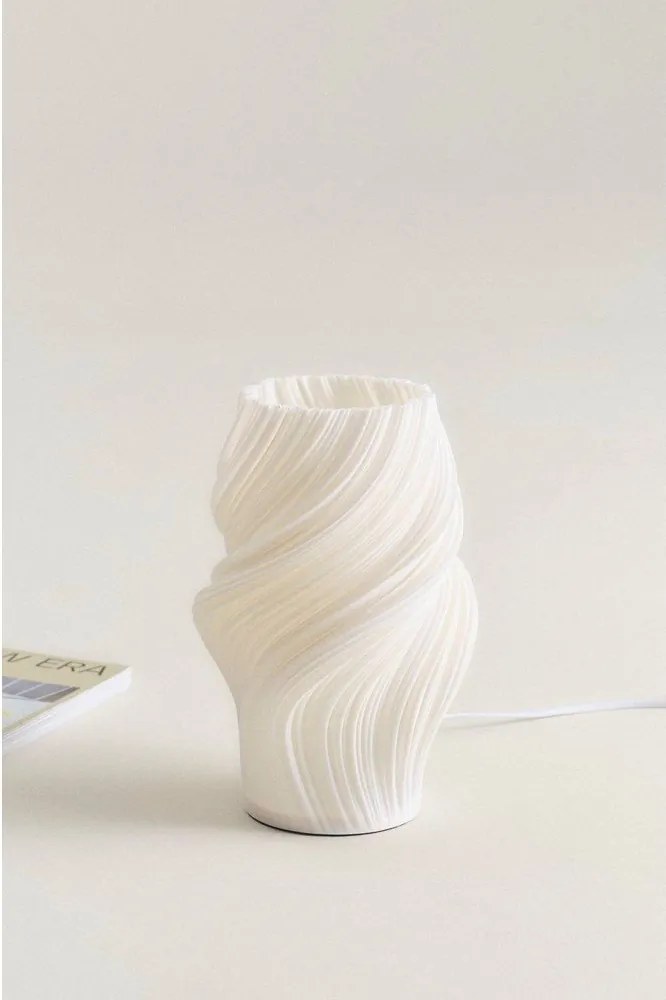 Bílá plastová stolní lampa (výška 27 cm) Calais – Jotex