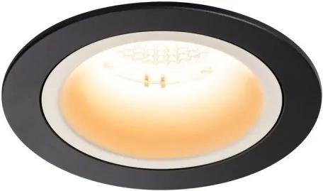 NUMINOS® DL M vnitřní LED zápustné stropní svítidlo černá/bílá 2700 K 20° včetně listových pružin -