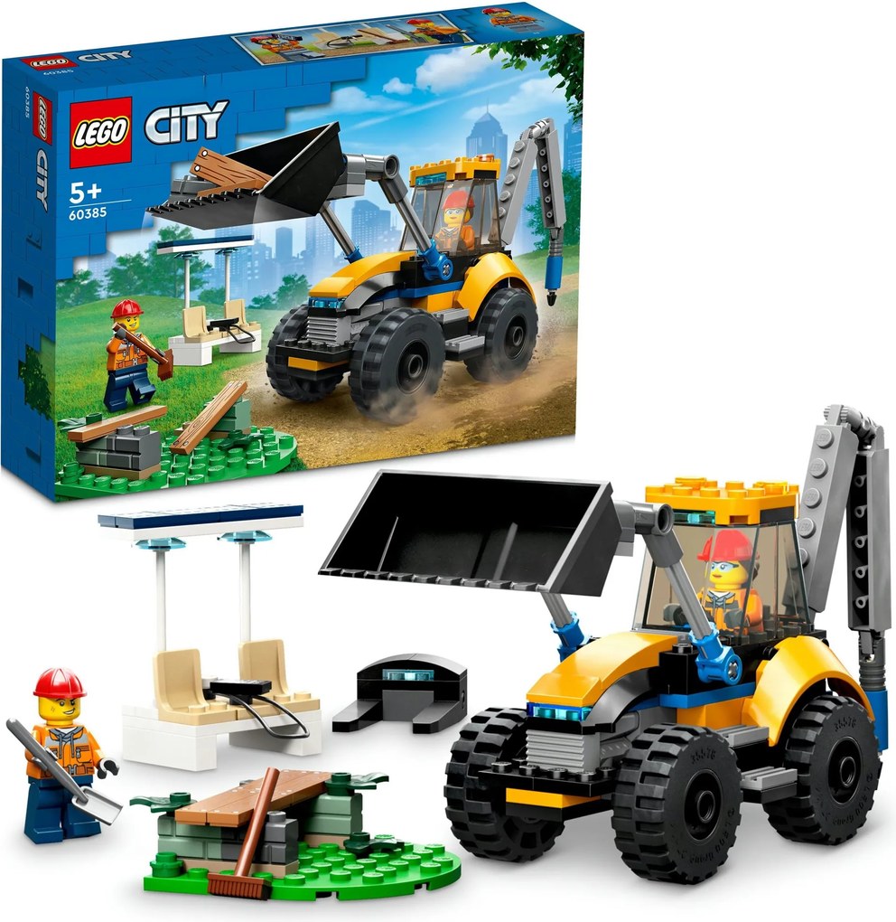 Lego stavebnice lego city 60385 bagr s rypadlem