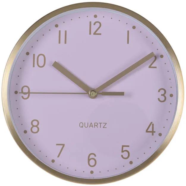 Nástěnné hodiny, hlinik, volně stojící, Ø 16 cm
