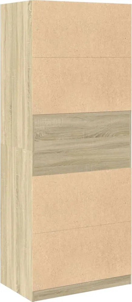 Šatní skříň dub sonoma 80 x 50 x 200 cm kompozitní dřevo 3307695