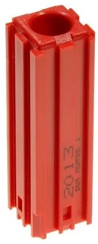 Plastový box pro nástroj s kuželovou stopkou MORSE M1, modul 2x2, 1 dutina, červená