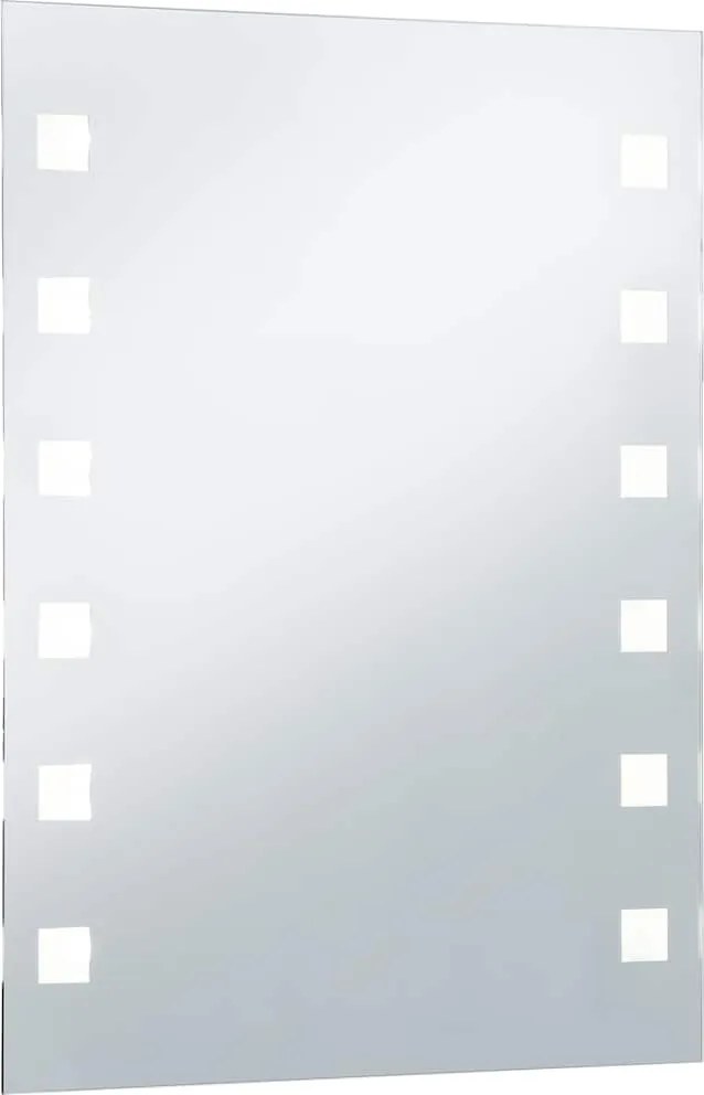 Koupelnové nástěnné zrcadlo s LED osvětlením 60 x 80 cm 144700