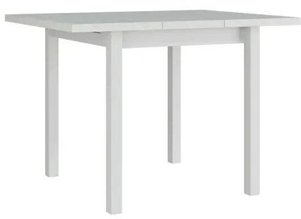 Rozkládací jídelní stůl se 4 židlemi AL14, Barva dřeva: bílá-L, Potah: 25x - Paros 2