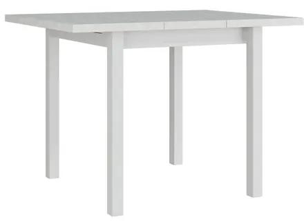 Rozkládací jídelní stůl se 4 židlemi AL14, Barva dřeva: ořech-L, Potah: Soro 28