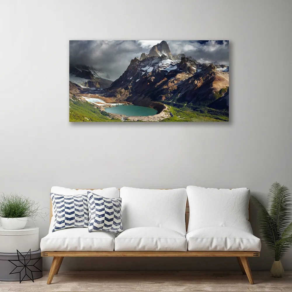 Obraz na plátně Hora Záliv Krajina 120x60 cm