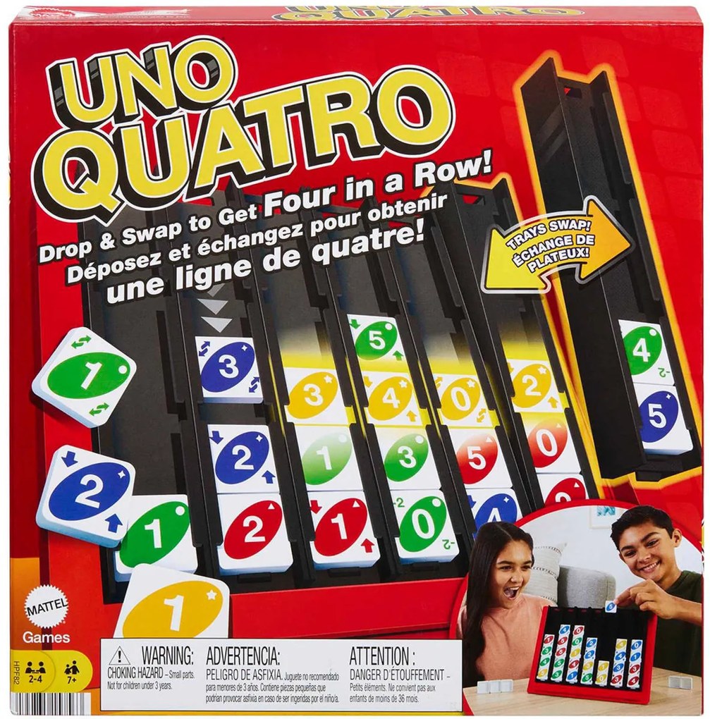 MATTEL Hra Uno Quatro *SPOLEČENSKÉ HRY* 25hpf82