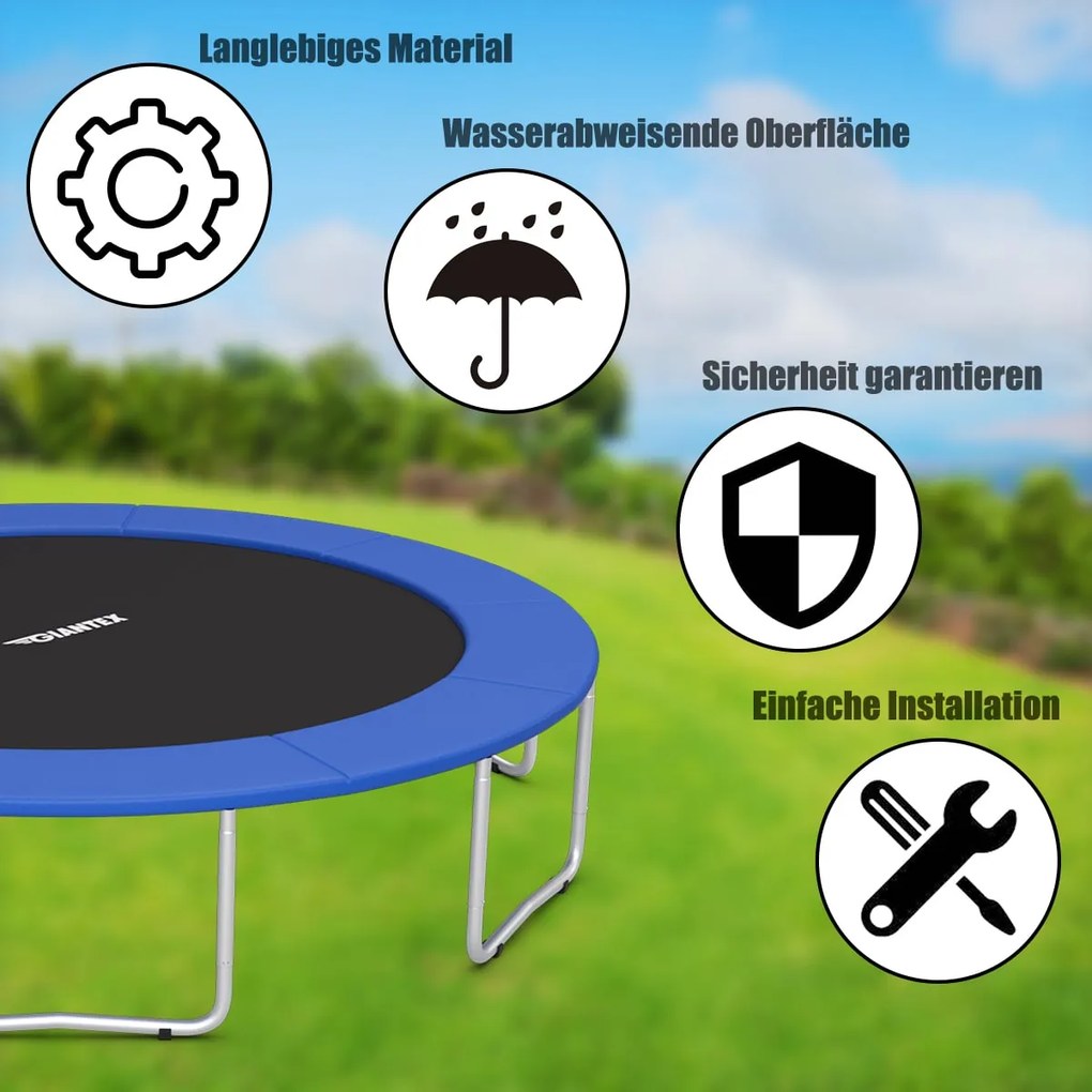 Costway Matrace na trampolínu 427 cm x 427 cm x 10 cm trampolína cvičení fitness