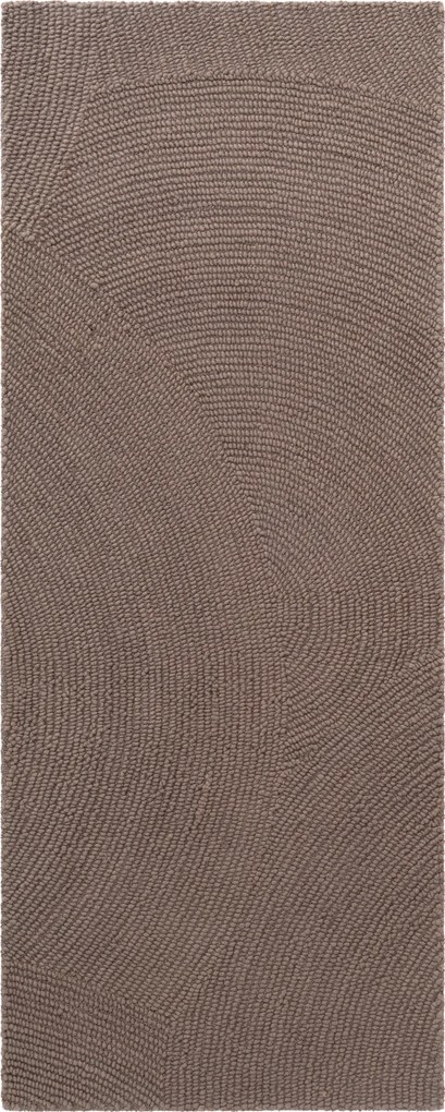 Hanse Home, Běhoun Calmio 106219 Taupe, 80x300, hnědá, ložnice