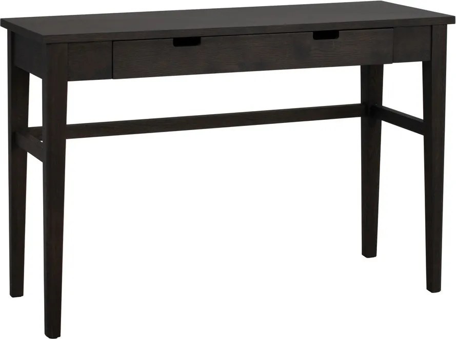 Konzolový stolek s deskou v dubovém dekoru v tmavě přírodní barvě 40x110 cm Garrison – Rowico