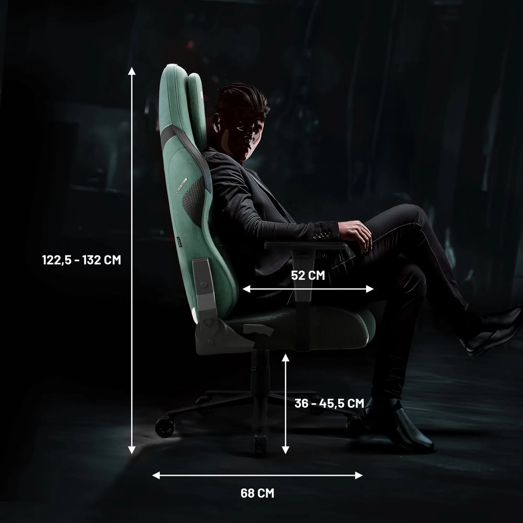 Herní židle zelené Normal Size: Diablo X-One Prime Forest Green