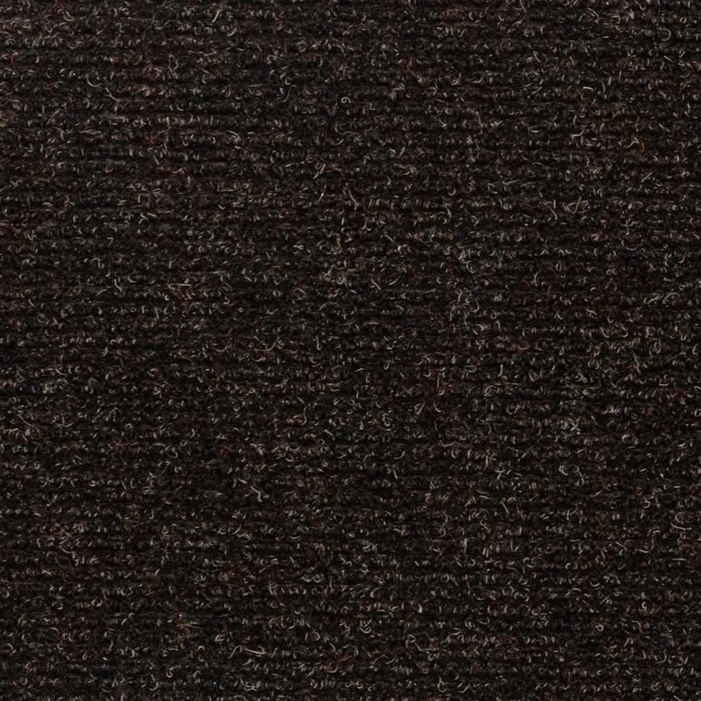 Schodové rohože samolepicí 30 ks 76 x 20 cm tmavě hnědé obdélníkové 3365728