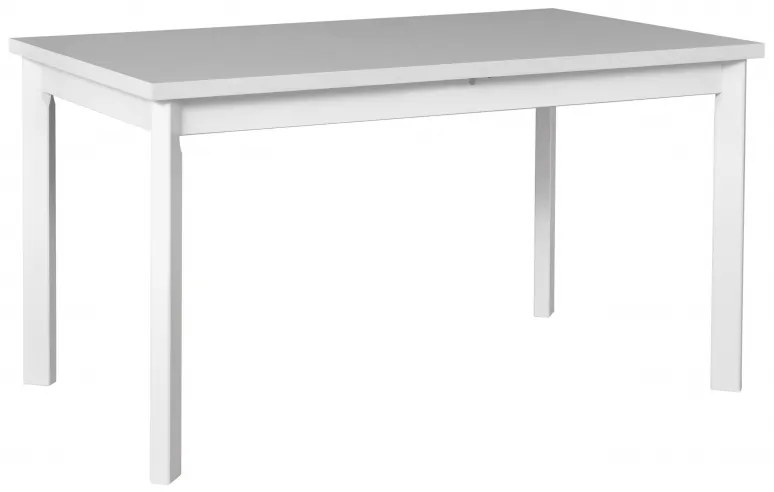 Drewmix jídelní sestava DX 11 odstín dřeva (židle + nohy stolu) bílá, odstín lamina (deska stolu) artisan, potahový materiál látka