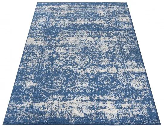 Kusový koberec ALESTA H182A modrý Rozměr: 80x300 cm