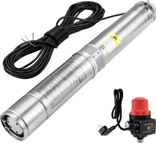Ponorné čerpadlo do hlubokých studní, 750 W 230 V/50 Hz, 105 l/min. 62 m hlava, 20 m
