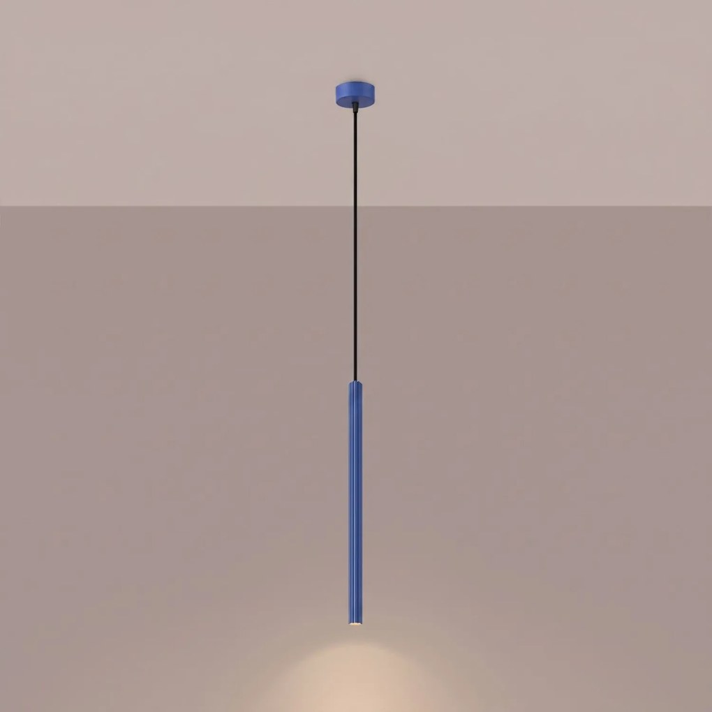 Sollux Lighting Závěsné svítidlo ARCHE 1 ultramarín