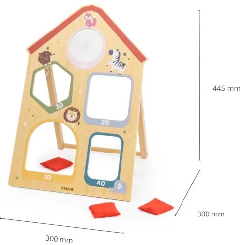 Dřevěná hra Hod na cíl Viga 44272 PolarB
