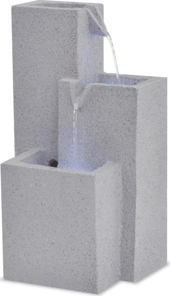 vidaXL Interiérová fontána s LED osvětlením, polyresin [244291]