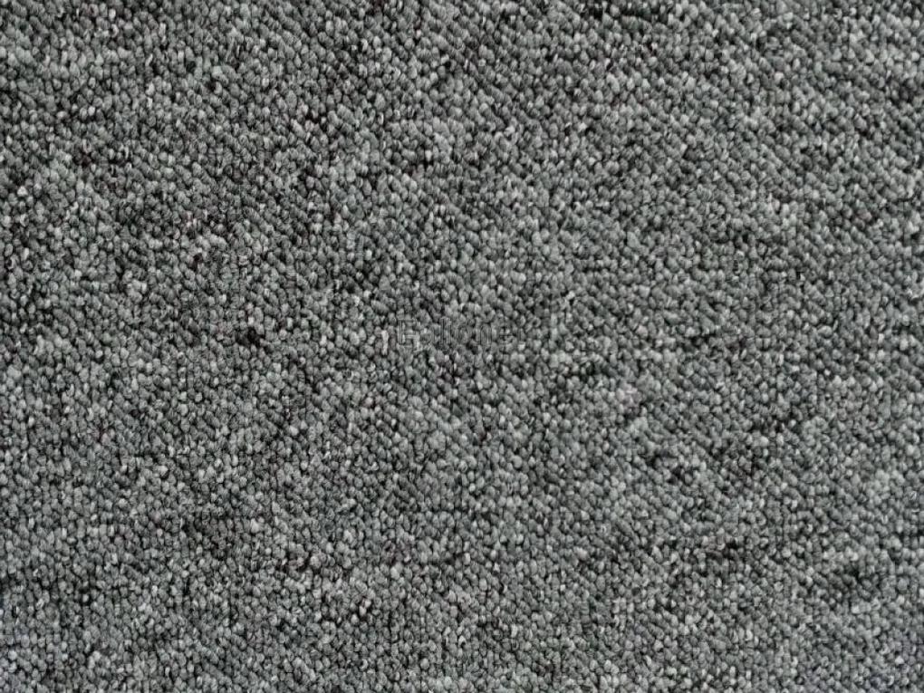 Metrážový koberec bytový Polaris 23 šedý - šíře 3 m