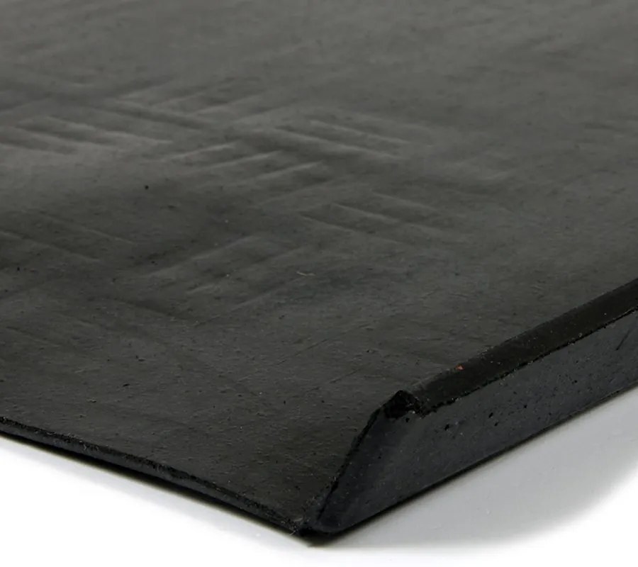 Gumová schodová rohož Criss Cross, FLOMAT - délka 25 cm, šířka 75 cm a výška 0,5 cm