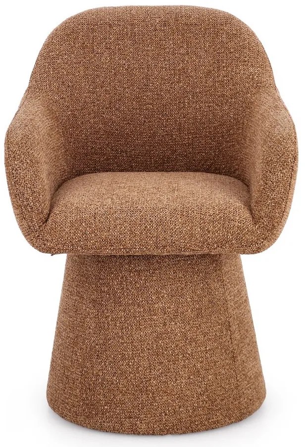 BIZZOTTO Otočné křeslo ANTARA terracota 0734542
