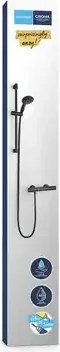 Grohe QuickFix Precision Start - Sprchový set s termostatem matná čern