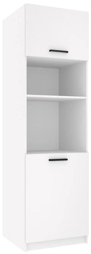 Vysoká kuchyňská skříňka Belini pro vestavnou troubu 60 cm bílý mat  TOR SSP60/1/WT/WT/0/B1