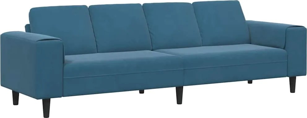 Pohovka do obývacího pokoje Modrá 250 x 77 x 76 cm 3335090