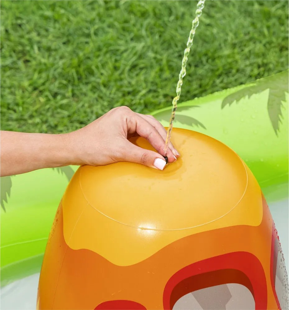 Vodní hřiště s dinosaury, sopkou a míčky Bestway 53172