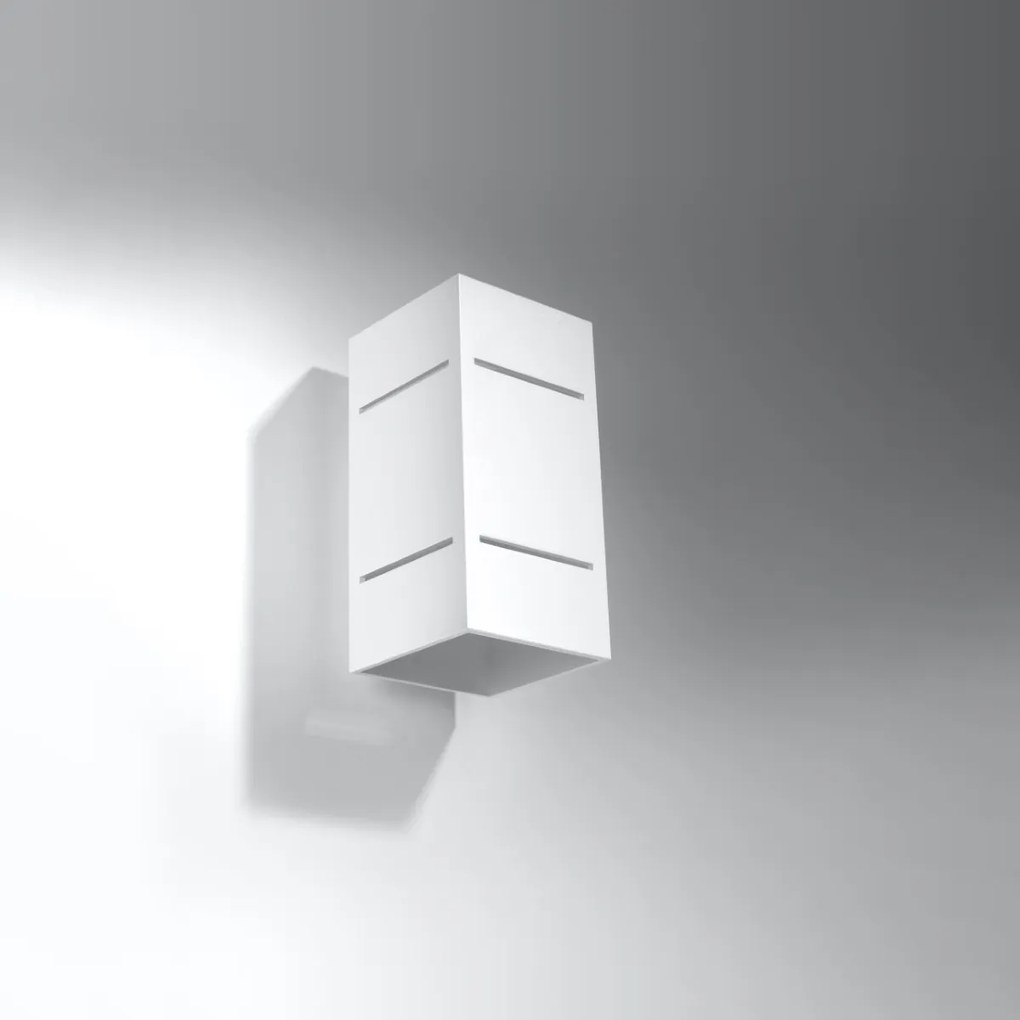Sollux Lighting Nástěnné svítidlo BLOCCO bílé