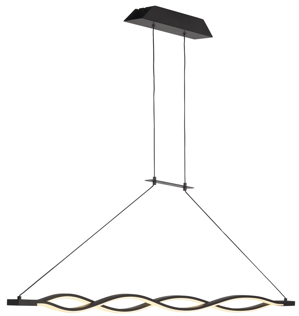 Mantra 5818 Sáhara Forja, závěsné LED svítidlo, 42W 2800K stmívatelné, hnědá, šířka 137cm