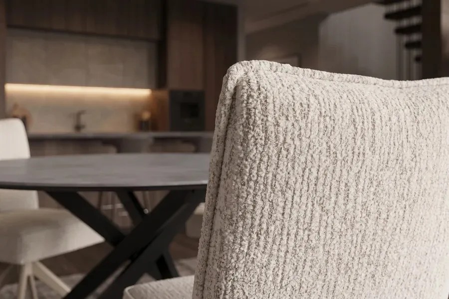 Designová otočná židle Narayan béžová